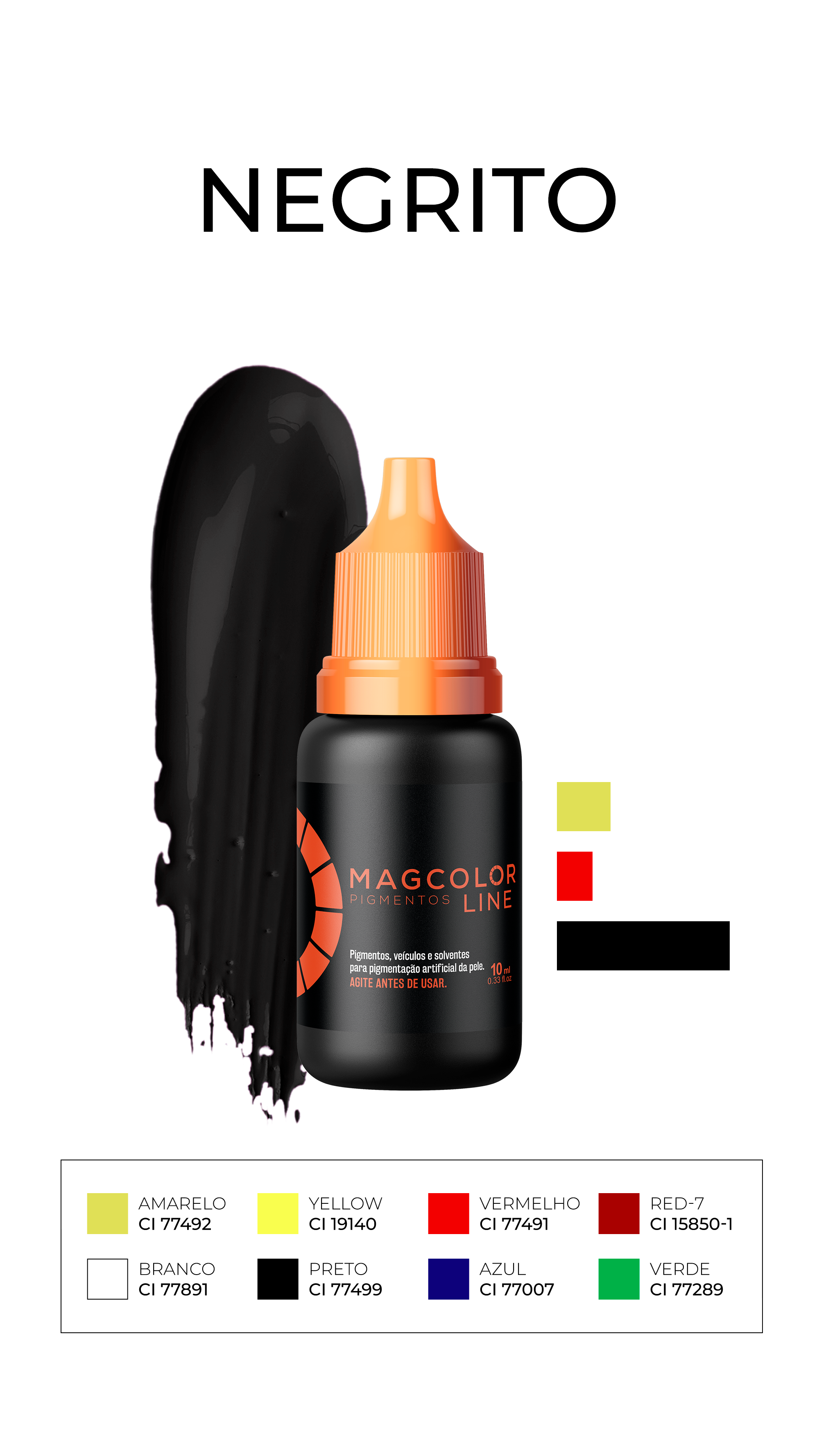 Mag Color Line - Negrito 5 ML - Himainsumos